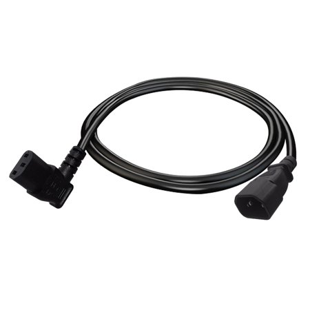 IEC320-C14 Male to IEC320-C13 Female Computer Power Extension Cord ...