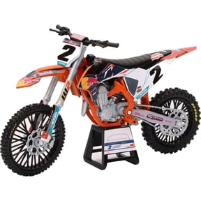 New Ray KTM 450 SX-F Diecast Scale Dirt Bike, #7 Aaron Plessinger Red ...
