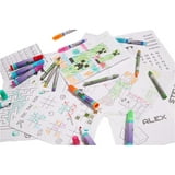 Minecraft Kids Art Kit with Carrying Tin Gel Pens Markers Stickers 500 ...