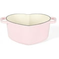 Heart Shaped 4-Quart Enamel Cast Iron Dutch Oven - - Walmart.com