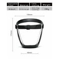 Medical Safety Full Protection Face Shield, Anti Fog Mask, Clear ...