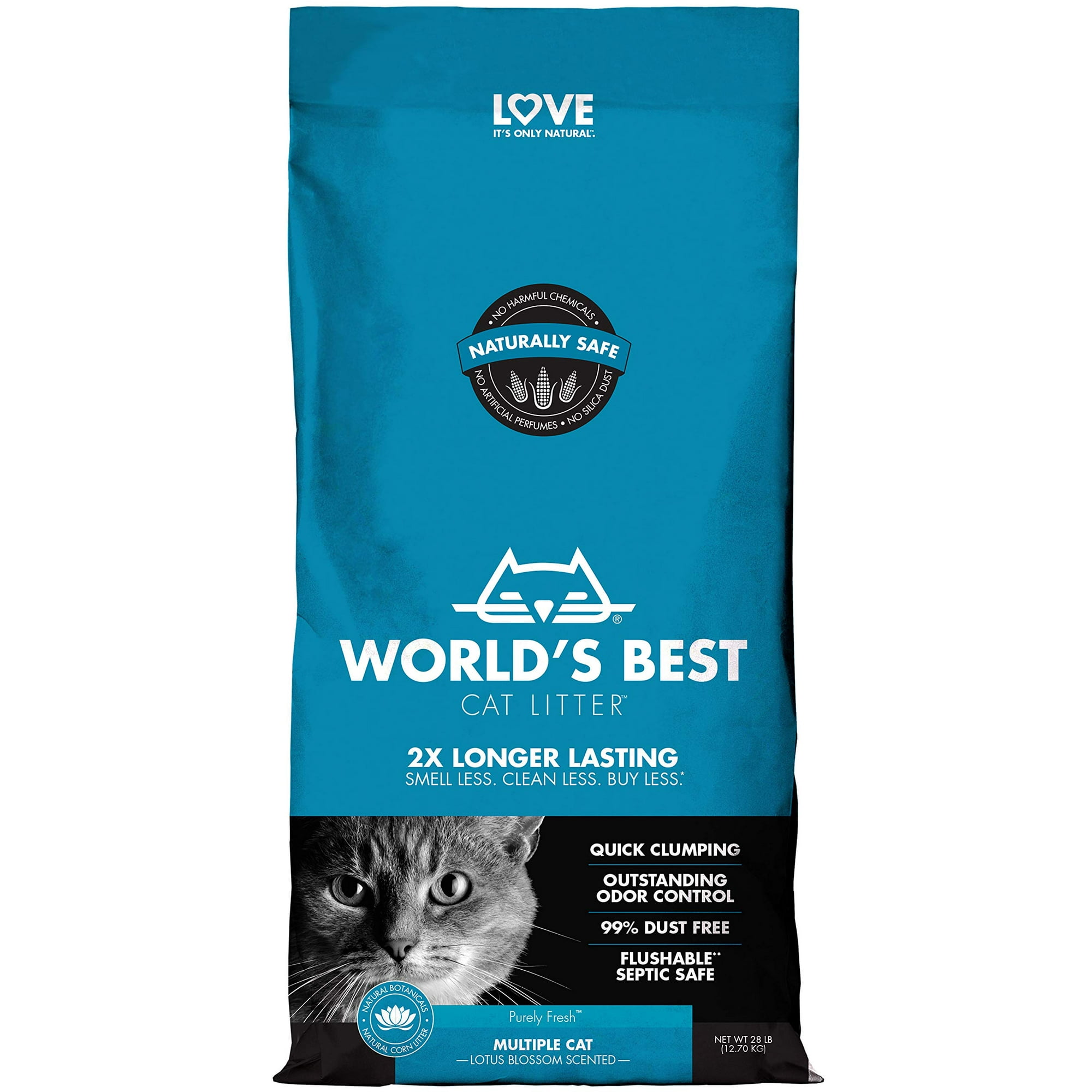 Click here for Worlds Best Cat Litter Multiple Cat Lotus Blossom... prices