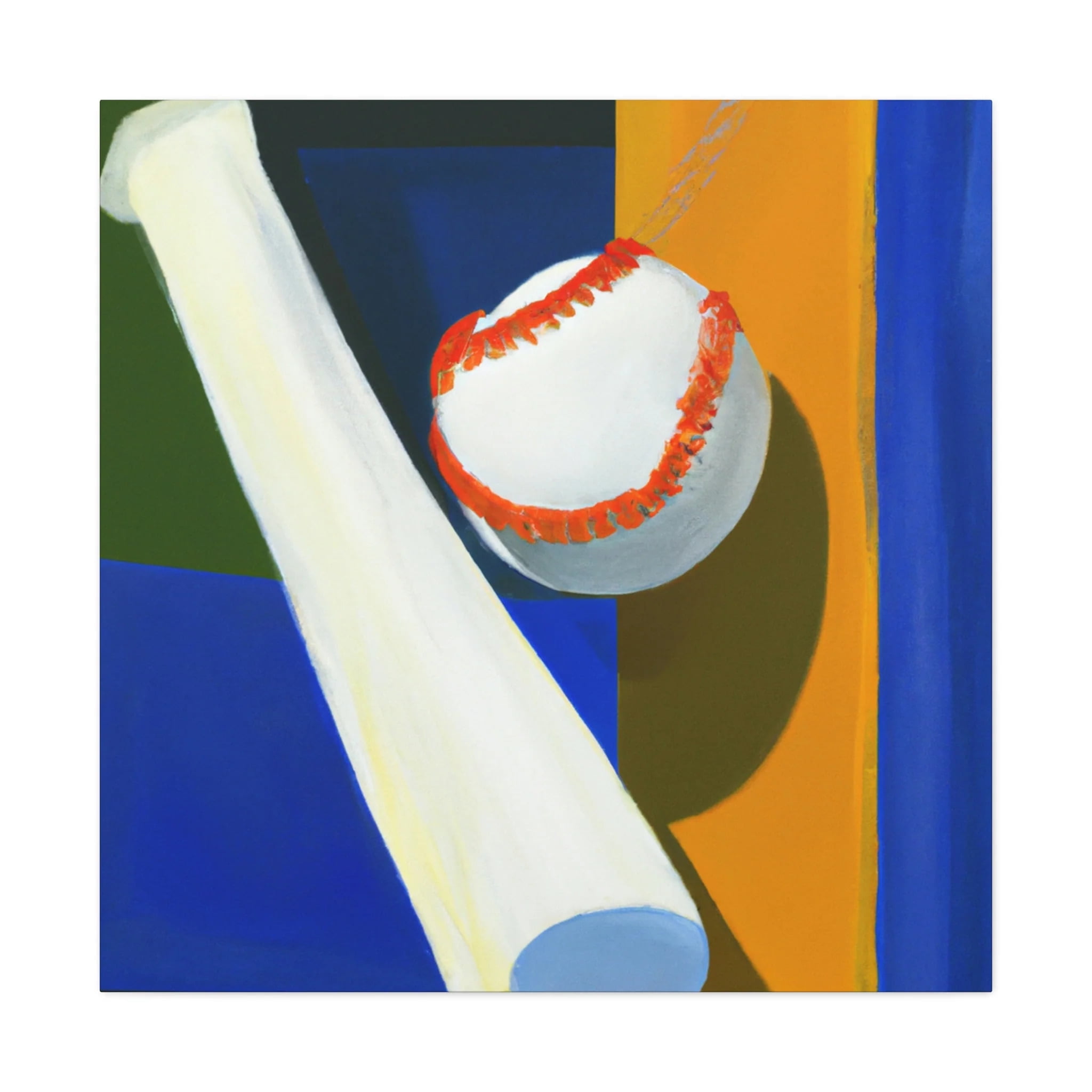 Baseball's Minimalism - Canvas - Walmart.com