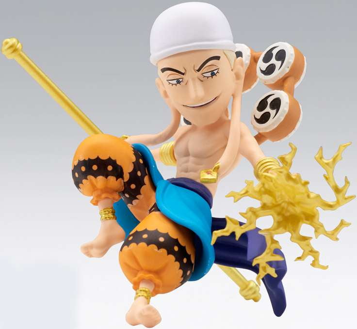 One Piece WCF The Great Pirates - 100 Landscapes Eneru Mini Figure ...