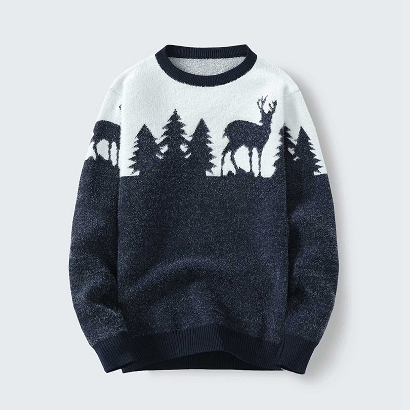 Click here for Dvkptbk Christmas Mens Sweater Casual Everyday Aut... prices