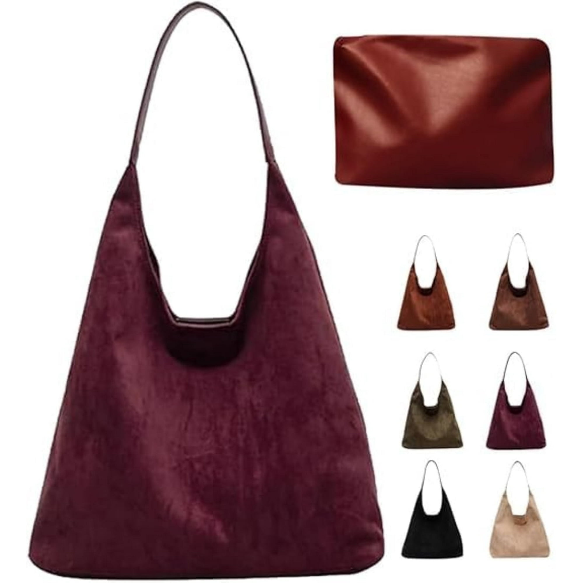 Click here for Kingswick Vintage Faux Suede Tote Suede Womens Bag... prices