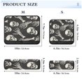 ALAZA Skull Skeleton Hands Car Seat Belt Adjuster Neck Covers Shoulder ...