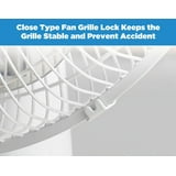 Mainstays 12" 3-Speed Oscillating Table Fan, FT30-8MBW, New, White ...