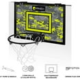 AND1 18”x12” Over-the-Door Mini Basketball Hoop, Indoor Game for Kids ...