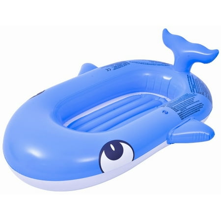 41.5" Inflatable Blue Whale Swimming Pool Boat Float | Walmart Canada