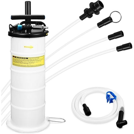 Oil Change Vacuum Fluid Extractor, 6.5L Pneumatic/Manual Oil Extractor ...