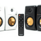 Prosonic 80W Bluetooth Bookshelf Speakers with Multiple Inputs & Remote ...