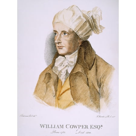 William Cowper (1731-1800). /Nenglish Poet: Stipple Engraving, 1806, By ...