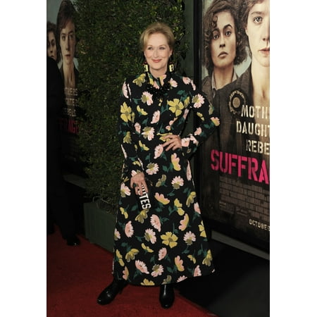 Meryl Streep (Wearing A Marni Dress) At Arrivals For Suffragette ...