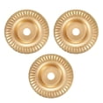 Heavy-Duty Wood Carving Disc Set, 3PCS Carbon Steel Grinding Wheel for ...