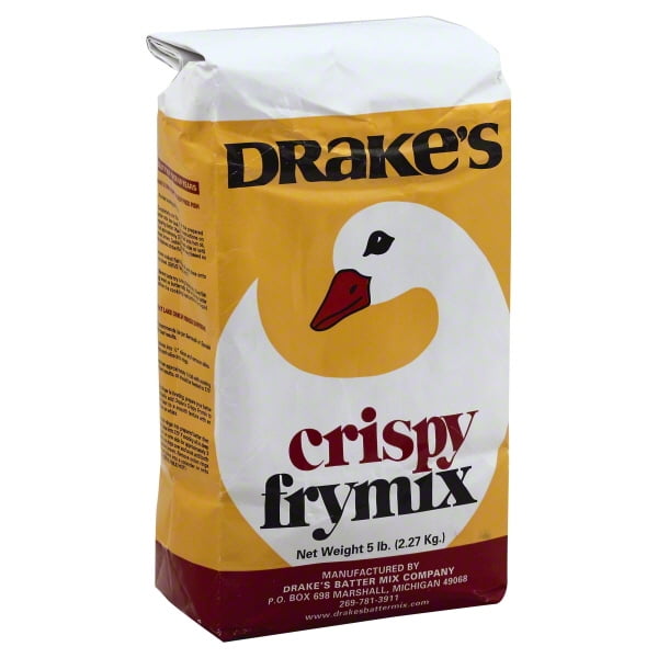 Drake's Crispy Fry Batter Mix for Fish, Chicken, Onion Rings, etc 5 Lb ...