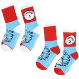 Dr. Seuss Book Titles and Characters Kids Week Of Socks Box Set Crew ...