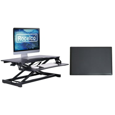 Lorell LLR99552 Electric Desk Riser - Black - Walmart.com