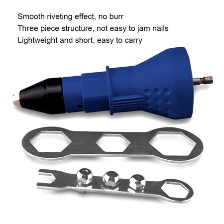 Electrical Rivet Nut Adaptor Cordless Riveting Insert Electric Rivet ...
