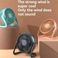 Mini USB Desktop Fan - Small Quiet and Portable with Three Adjustable ...