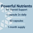 Life Extension Thyroid Support - Energy Boosting, Non-GMO, Gluten-Free ...