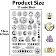 1Sheet PVC Plastic Clear Stamps for DIY Scrapbooking Photo Album ...