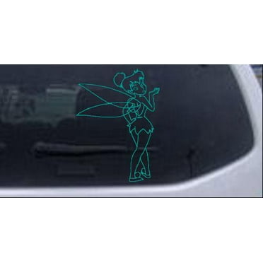 Tinkerbell Laying Car or Truck Window Decal Sticker - Walmart.com