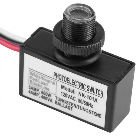 Photo Cell Switch, 120V Photocell Switch, Photoelectric Sensor Switch ...