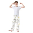 Astronaut Planet White Background Pajama Pants Soft and Lightweight ...