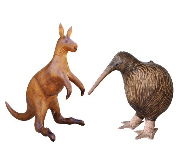 Inflatable Kangaroo Kiwi Bird Animal Toy Party Gift Kids (ROO+KIWI ...