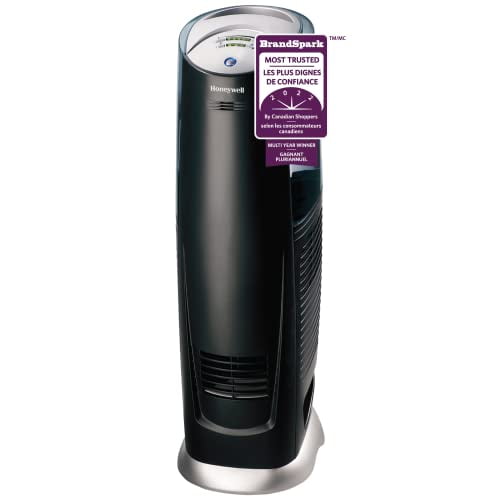 Honeywell HEV312C Cool Moisture Tower Humidifier, Black, with ...