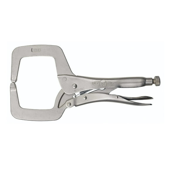 Irwin IRHT82586 11SP Vise-Grip 11" C-Clamp Locking Pliers with Swivel ...