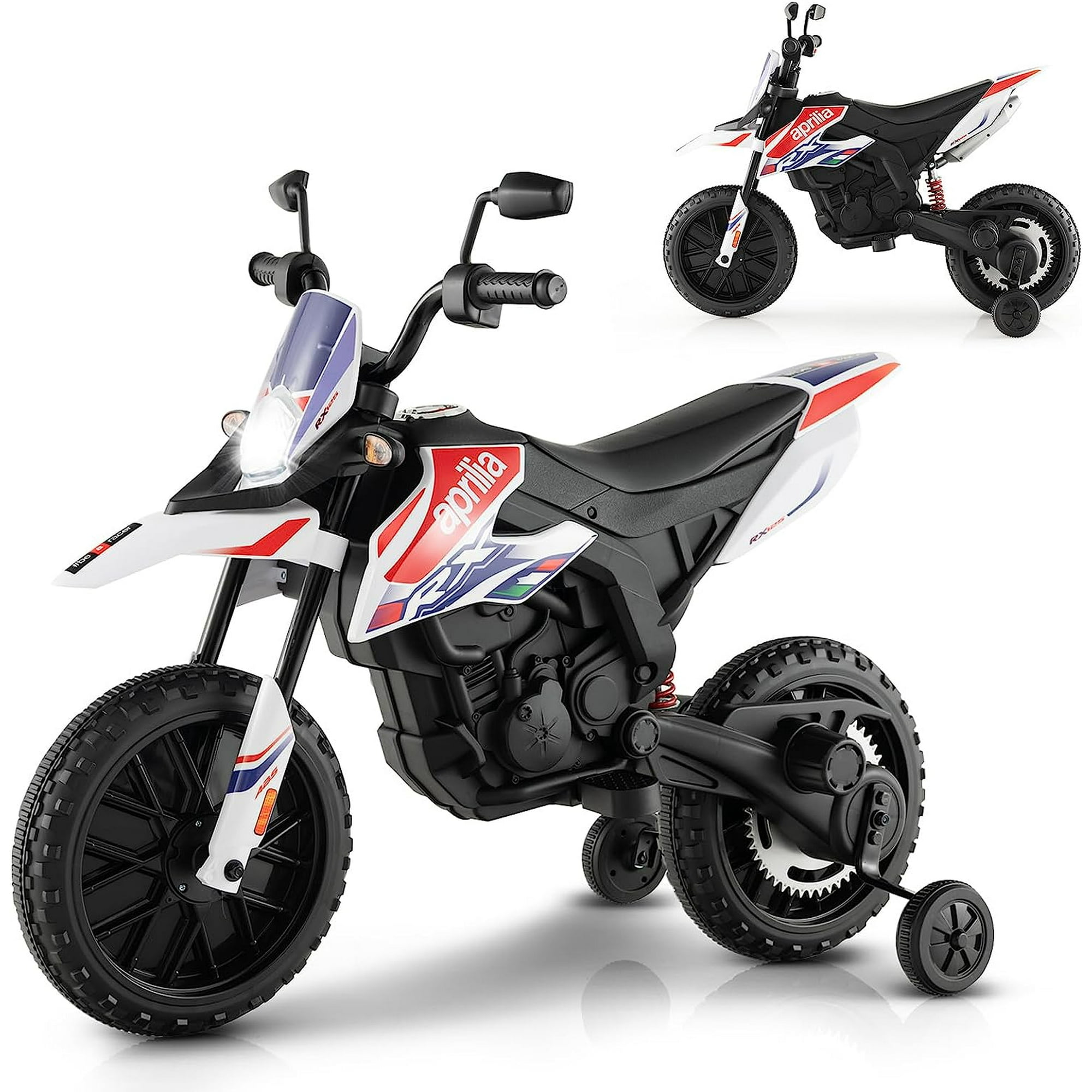 Click here for Olakids Kids Motorcycle 12v  Licensed Aprilia Rx12... prices