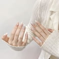 2024 new handmade wearing nail pure desire light luxury ice through cat ...