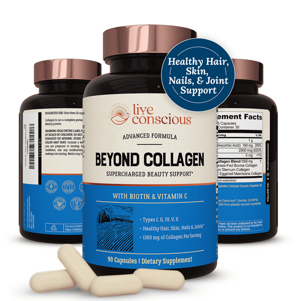 Beyond Collagen Multi Collagen Capsules - Types I, II, III, V & X ...