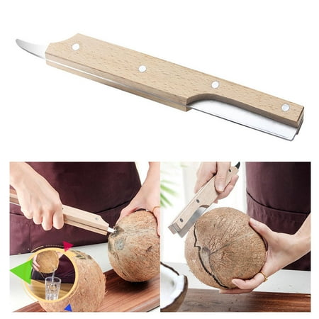 Coconut Cutter Stainless Steel Portable Coconut Meat Remover Coconut ...