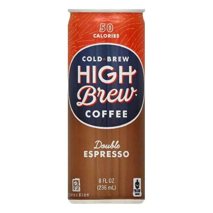 High Brew Double Espresso Cold Brew Coffee, 8 OZ (Pack of 12) - Walmart.com