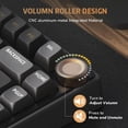 R75 Wired Gaming Keyboard with Volume Knob, 75% Mechanical Custom ...
