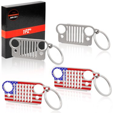 Jeep Grill Keychain & Keyring - Steering Wheel - Walmart.com