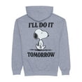 Snoopy Tomorrow Men's & Big Men's Graphic Hooded Sweatshirt with Long ...