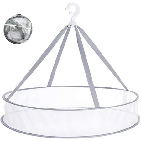 Foldable Hanging Mesh Dryer, Sweater Drying Rack Single-Layer Flat ...