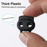 Uxcell Spring Cord Locks Cord Fasteners Double Holes Toggle Stoppers ...