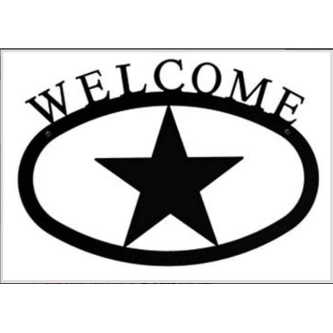 Village Wrought Iron Large Star Welcome Sign - Walmart.com