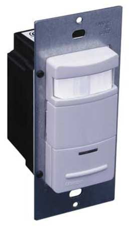 Leviton OSSNL-IDW Decora Passive Infrared Wall Switch Occupancy Sensor ...