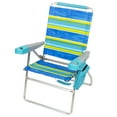 RIo Beach 4-Position 17 inch Tall Beach Chair - Stripe - Walmart.com