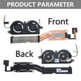 0WCX2D CPU Cooling Fan Compatible for DELLXPS 13 9380 7390 Laptop CPU ...