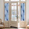 Blue Ink Marble Window Privacy Film, Coastal Nautical Water Ripples ...