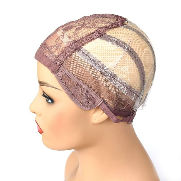 Weaving Cap for Making Wig with Adjustable Strap Dissolved Paper Wig ...