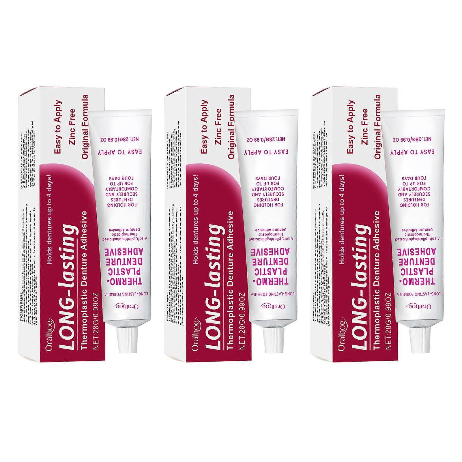 Soft Thermoplastic Denture-Adhesive Lasting Super Hold Denture-Adhesive ...