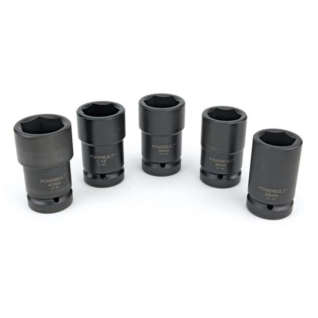 Powerbuilt- 5 Piece Master Budd Wheel Socket Kit - - Walmart.com
